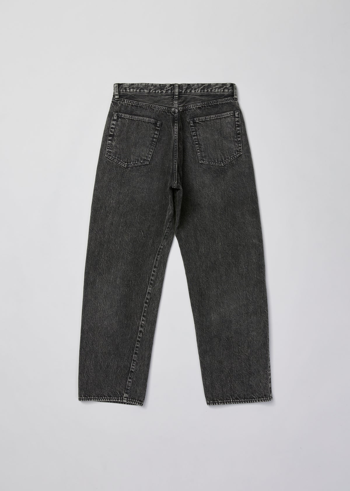WASHED SELVEDGE BLACK DENIM 5P PANTS | ULTERIOR online store